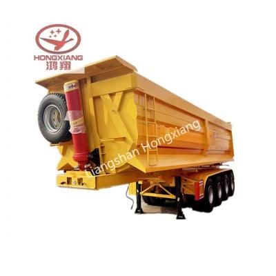 China 60 Ton 40FT Flat Bed Semi Trailer with 12r22.5 Tires and Heavy-Duty Steel Construction for sale