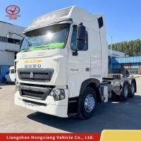 China GCC Certified HOWO T7 LNG CNG Cascade Trailer Tractor Truck with Engine Capacity＞8L for sale