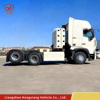 China GCC Certified HOWO T7 LNG CNG Cascade Trailer Tractor Truck with Engine Capacity＞8L for sale