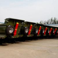 China Tri-Axle 60--80ton Side Hydraulic Dump Tipper Trailer Truck Rear Dumper Semi Trailer for sale