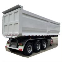 China 40 Cubic Meters Tipper Trailer Rear Dump Semi Trailers Tipping Trailer 13500X3000X1550 mm for sale