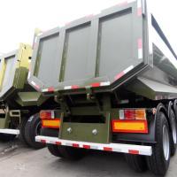 China U Shaped Tipper Dump Semi Trailer Utility Truck Remote Control Trailer 12r22.5 Tire 1 for sale