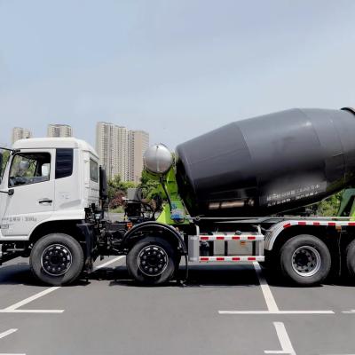 China 6x4 Drive Mode Concrete Mixing Truck with Heavy Duty Cement Tank and Concrete Pump for sale