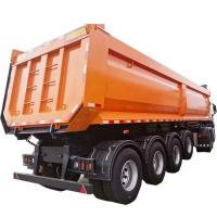 China Steel Rear Dumper Semi Trailers Tractor Hydraulic Dump Trailer for Heavy Duty 12r22.5 for sale