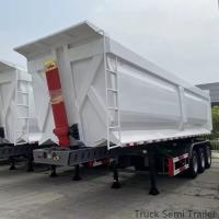 China 50 Ton Heavy Duty Dump Trailers for Mining Tipper Truck Trailer Not Self-dumping for sale