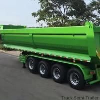China 40 50 60 Ton U-Shaped End Rear Tipper Dump Semi Truck Trailers Customization for Your for sale
