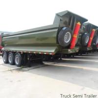 China 40 50 60 Ton U-Shaped End Rear Tipper Dump Semi Truck Trailers Customization for Your for sale