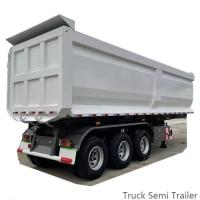 China 40 50 60 Ton U-Shaped End Rear Tipper Dump Semi Truck Trailers Customization for Your for sale