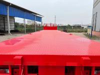 China Custom Design Semi Trailer with Cross Arm Type Suspension 40FT 60FT 80FT 100FT Low Bed for sale