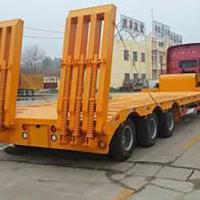 China Cross Arm Type Suspension Systems Flatbed Trailer for Pickup Trucks 13500X3000X1550 mm for sale