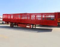 China Heavy Duty 2 Axles 3 Axles Fence Cargo Semi-Trailer with 8.12.16 Tires and 1820mm Tread for sale