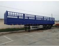 China 60 80t Animal Transport Post Fence Trailer Semi-Trailer with 2.3.4 Axle Configuration for sale