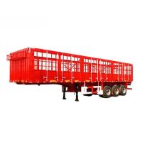 China 3axle 50 Ton Sidewall Fence Freight Truck Trailer Semi Trailer with Customization for sale