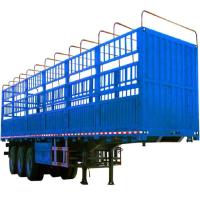 China 3axle 50 Ton Sidewall Fence Freight Truck Trailer Semi Trailer with Customization for sale