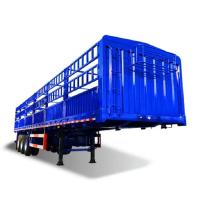 China 3axle 50 Ton Sidewall Fence Freight Truck Trailer Semi Trailer with Customization for sale