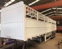 China Fence Trailer Semi-Trailer with 8.12.16 Tire Number 3-Axle 5.8 tons for sale