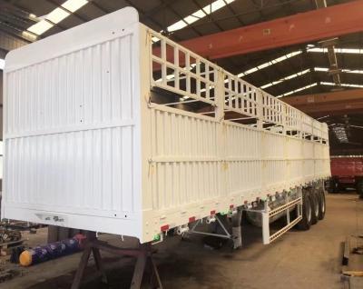 China Fence Trailer Semi-Trailer with 8.12.16 Tire Number 3-Axle 5.8 tons for sale