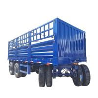 China 2 Axis Sidewall Fence Semi Trailer for Versatile and Flexible Cargo Transport for sale