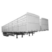 China 4 Axis Side Wall Trailer Fence Cargo Semi-Trailer with Light Duty Grade Affordable for sale