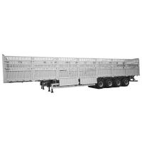 China 4 Axis Side Wall Trailer Fence Cargo Semi-Trailer with Light Duty Grade Affordable for sale