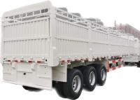 China 3-Axle 40-Foot Sidewall Trailer 40-100 Ton Fence Cargo Semi-Trailer with Self-dumping for sale