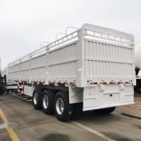China 3-Axle 40-Foot Sidewall Trailer 40-100 Ton Fence Cargo Semi-Trailer with Self-dumping for sale