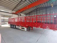 China Steel 3 Axis Semi-Trailer with Side Wall Panel Fence Customizable and Sturdy Design for sale