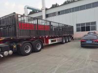China Steel 3 Axis Semi-Trailer with Side Wall Panel Fence Customizable and Sturdy Design for sale