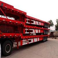 China 60-100 Tons Used Trucks Spare Parts Low Bed Truck Semi Trailer Heavy Duty Iron Grade for sale