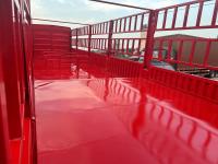 China Secure Transportation Semi-Trailer with 3-Axis Fence Cross Arm Type Tread 1820mm for sale