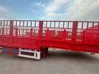 China Secure Transportation Semi-Trailer with 3-Axis Fence Cross Arm Type Tread 1820mm for sale