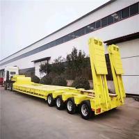 China 7 Axle 16 M 18 M Telescopic Low Bed Boy Truck Large Equipment Transport Semi Trailer Chassis Made for sale