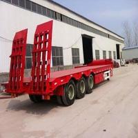 China 7 Axle 16 M 18 M Telescopic Low Bed Boy Truck Large Equipment Transport Semi Trailer Chassis Made for sale