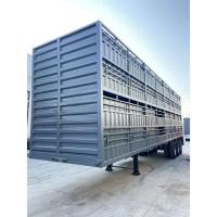 China Van-Type Semi-Trailer Cargo Truck Trailer with 1820mm Tread and in Mongolia Market for sale