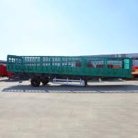 China 8 Tons High Hurdle Semi-Trailer for Cattle Fence and Side Wall Livestock Transport for sale