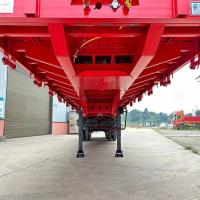China 2240mm Tread Heavy Duty Lowbed Semi Trailer 3 Axle 4 Axles 18 Meter 40FT 40ton 60ton for sale