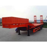 China 2240mm Tread Heavy Duty Lowbed Semi Trailer 3 Axle 4 Axles 18 Meter 40FT 40ton 60ton for sale