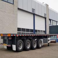China 60-80-100 Tons Gooseneck Lowboy 4 Four Axles Low Bed Lowbed Truck Trailer Manufacture for sale