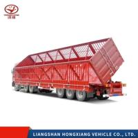 China Sales Engineering Transportation Steel Fence Full Trailer Warehouse Fence Semi Trailer for sale
