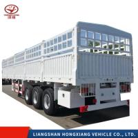 China 3 Axle 40FT Warehouse Type Side Wall Fence Semi Trailer Top Tarpaulin Fence Cargo Semi-Trailer for sale