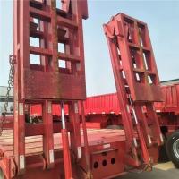 China Customization Low Bed Semi Trailer with 2inch Kingpin Landing Gear 28t Tire 235 75r 2205 for sale