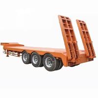 China Heavy Duty Flatbed Truck with Hino 300HP Diesel Engine Iron Landing Leg and Two Speed for sale
