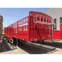 China Cross Arm Type 60ton Steel Cargo Side Wall Fence Semi-Trailer for Safe Transportation for sale