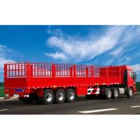 China Cross Arm Type 60ton Steel Cargo Side Wall Fence Semi-Trailer for Safe Transportation for sale