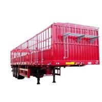 China Cross Arm Type 60ton Steel Cargo Side Wall Fence Semi-Trailer for Safe Transportation for sale