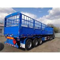 China Cross Arm Type 60ton Steel Cargo Side Wall Fence Semi-Trailer for Safe Transportation for sale