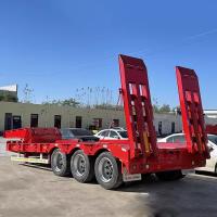 China Lowboy Trailer 2 3 3 Axle 40 Ton 50 60 70 80 Tons 100t 120ton 150ton Not Self-dumping for sale