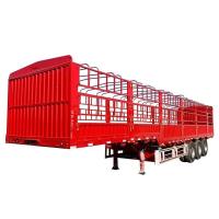 China 1 Year After-sales Service Van-type Semi-Trailer for Cattle and Livestock Transportation for sale
