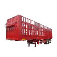China 1 Year After-sales Service Van-type Semi-Trailer for Cattle and Livestock Transportation for sale