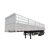 China 1 Year After-sales Service Van-type Semi-Trailer for Cattle and Livestock Transportation for sale